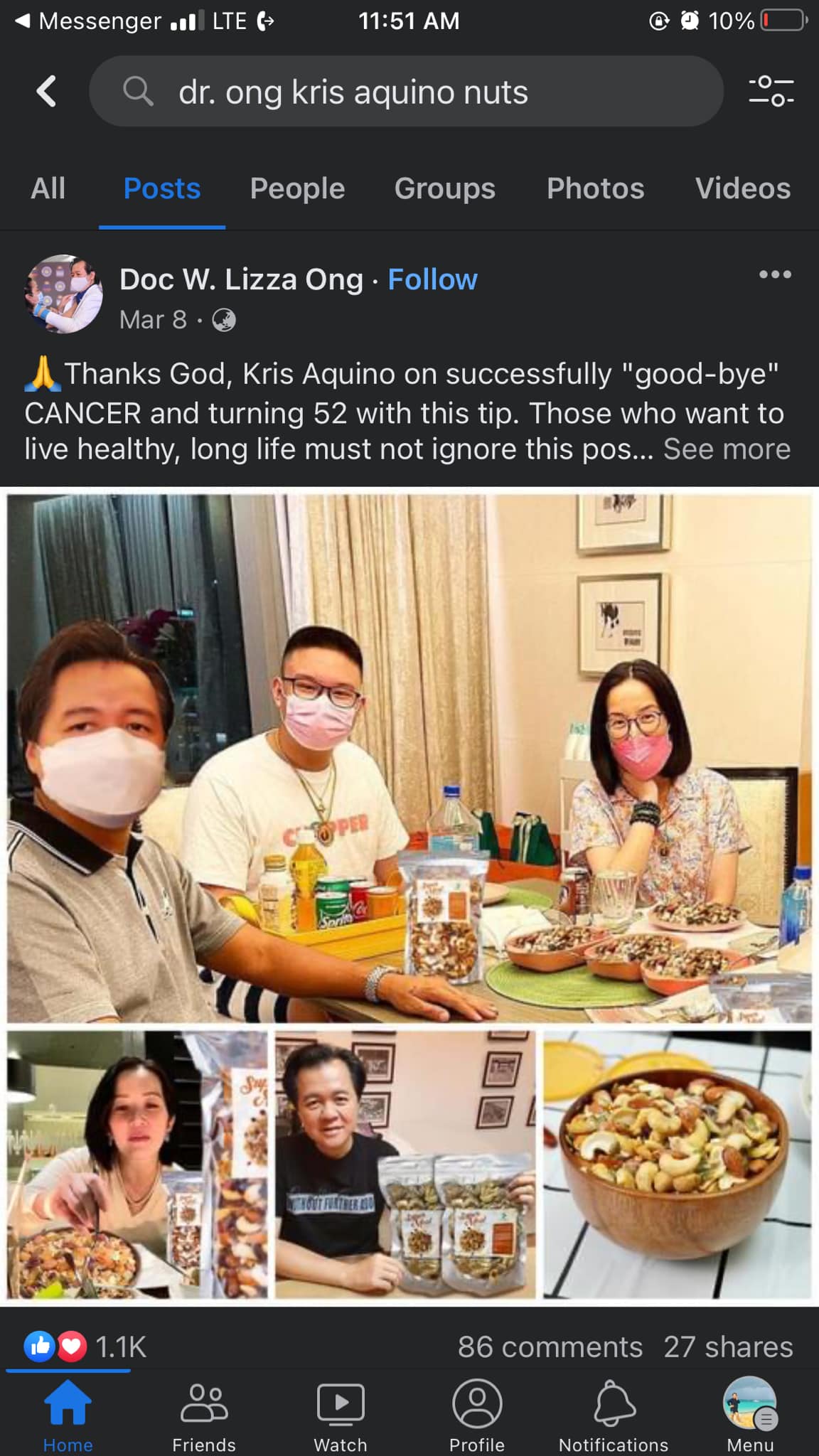 Dr. Willie Ong denies that he's using Kris Aquino to promote products ...