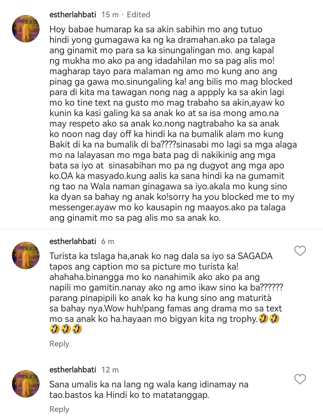 Ina ni Sarah Lahbati, binatikos ang dati nilang kasambahay sa social media: "Hoy babae humarap ...