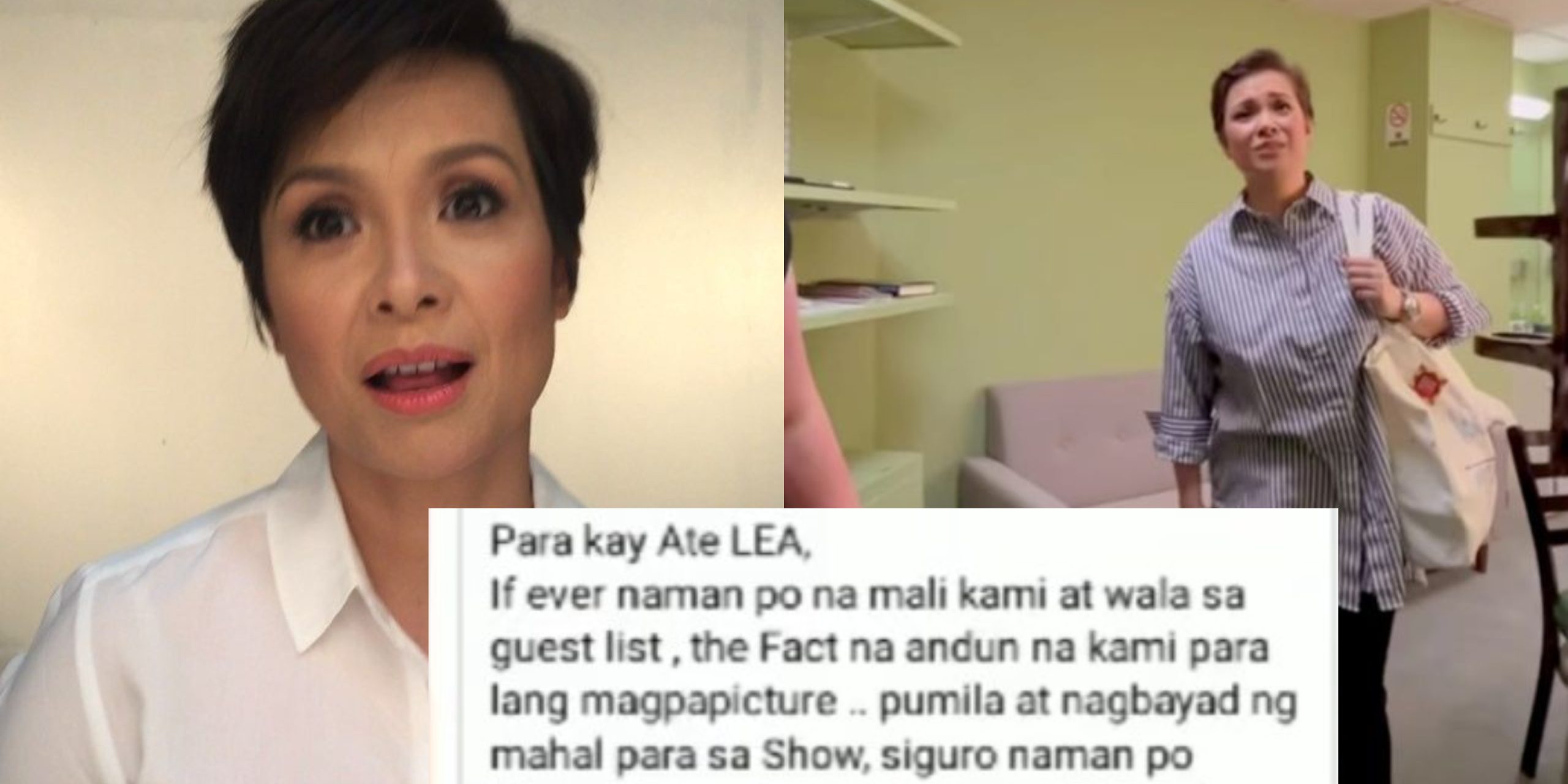 Lea Salonga nagsalita tungkol sa pagtanggi niya na magpa-picture sa ...