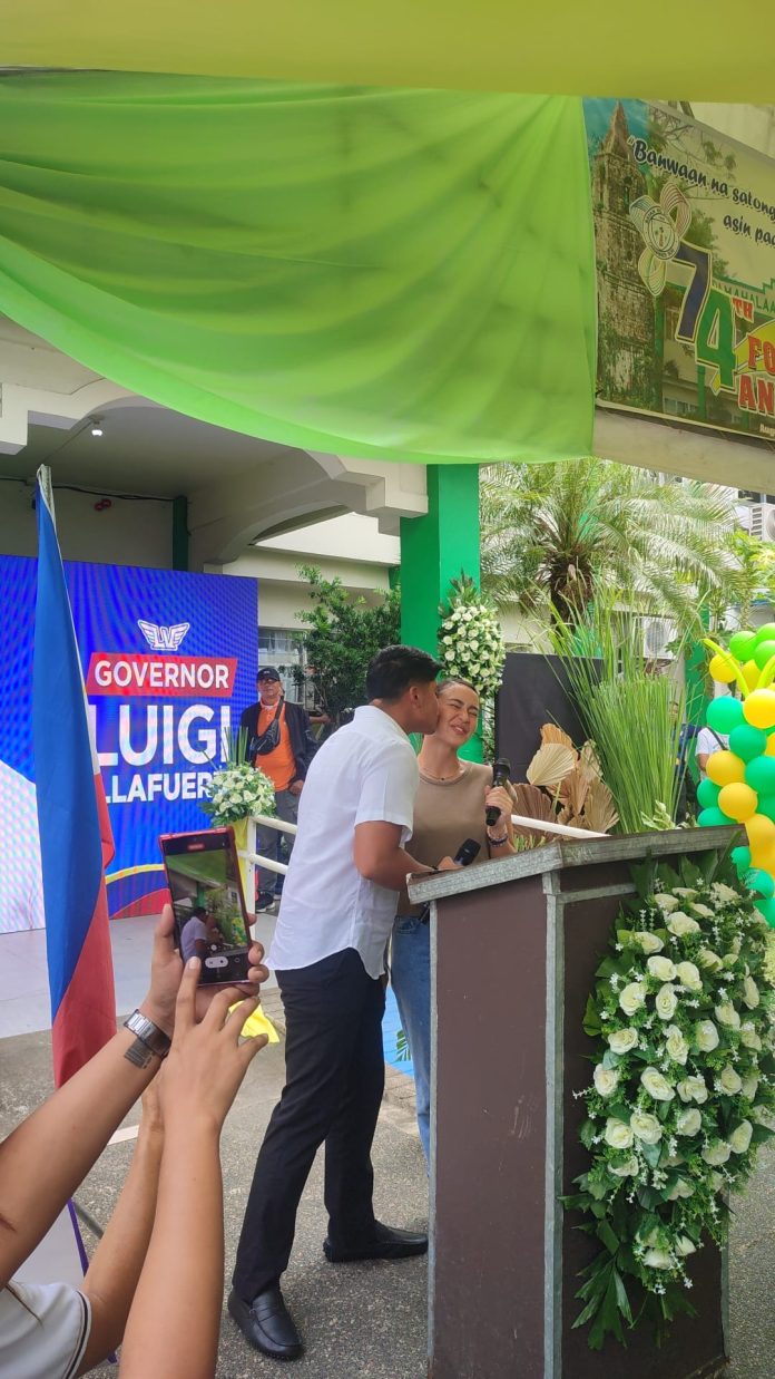 Ang sweet! Yassi Pressman, nakatanggap ng halik ka Gov. Luigi Villafuerte