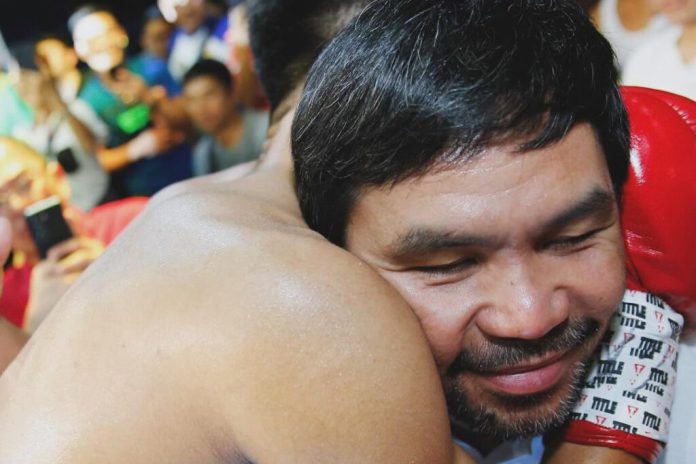 Manny Pacquiao's rumored son Eman Bacosa wins second boxing match via ...