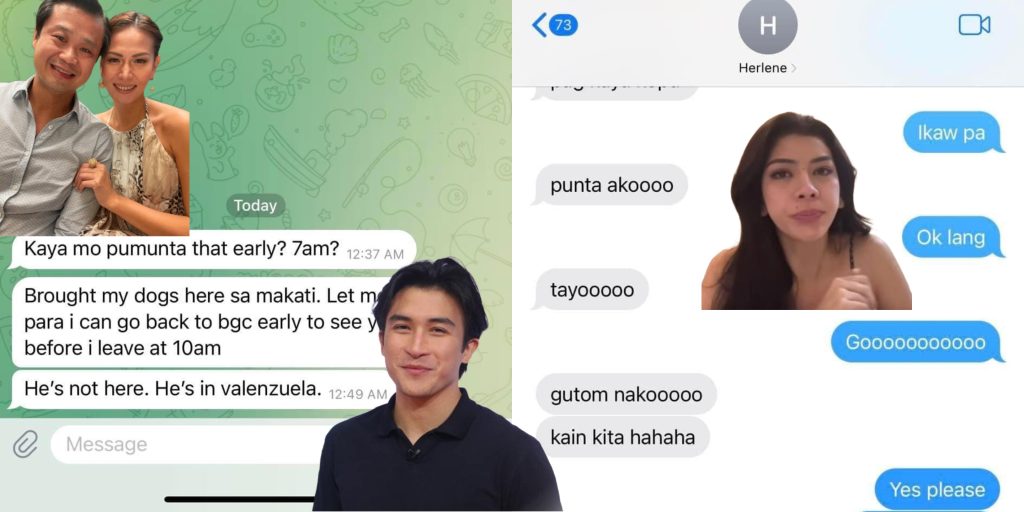 Oh no! Rob Gomez uploads convos with Herlene Budol and Sen. Win ...