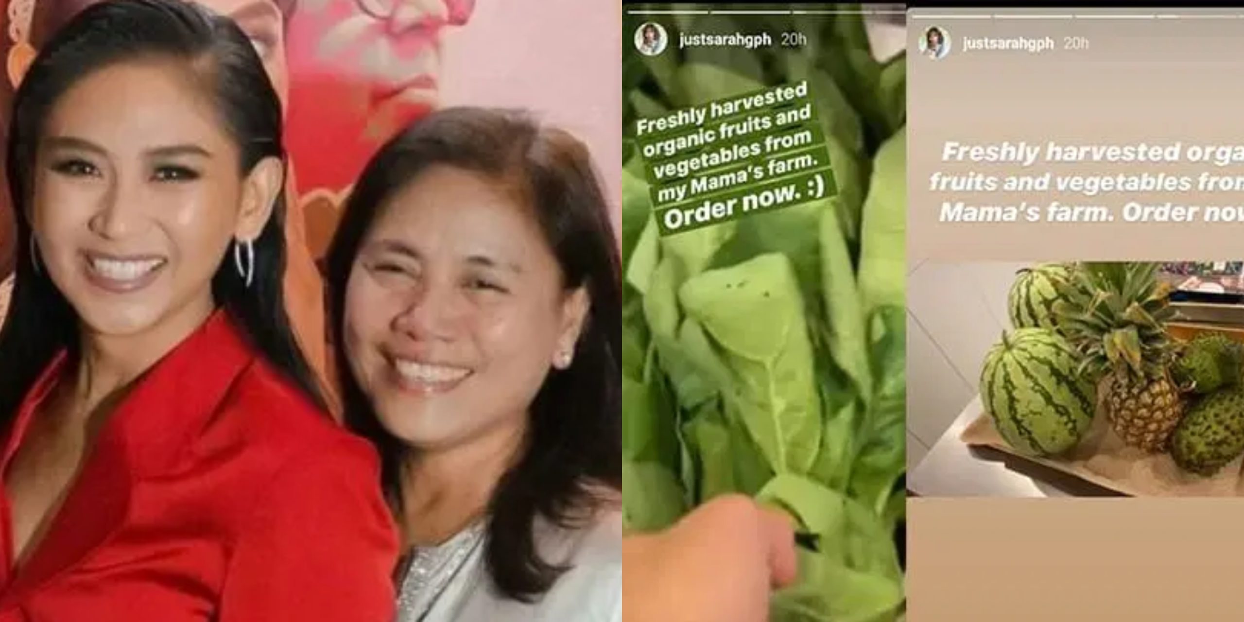 Bati na! Sarah Geronimo, tinutulungan si Mommy Divine na magbenta ng gulay