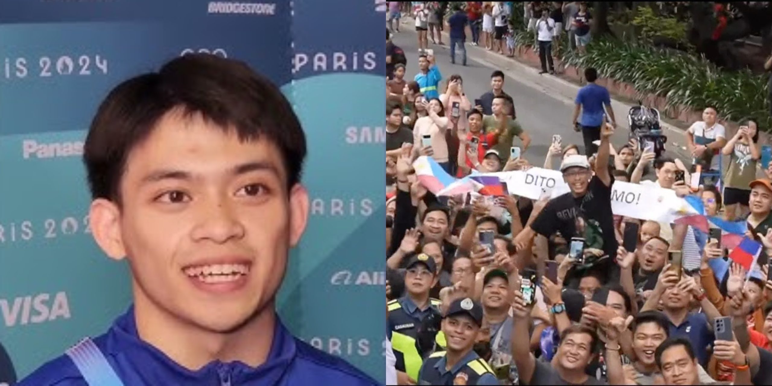 Carlos Yulo may mensahe sa kanyang ama matapos siyang salubungin nito ...