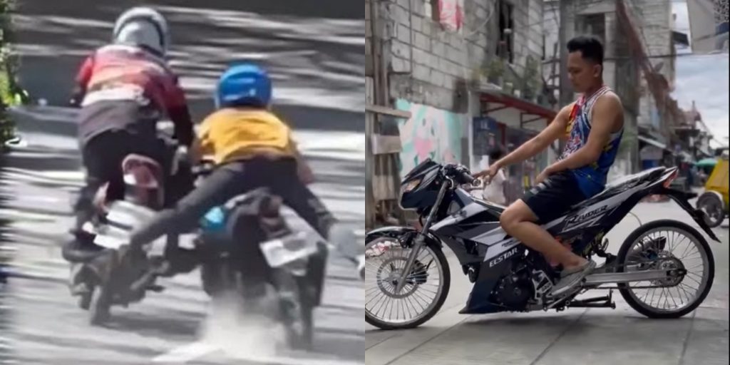 Lalake na nag-superman sa Marilaque, ipinagmalaki ang kanyang bagong motor