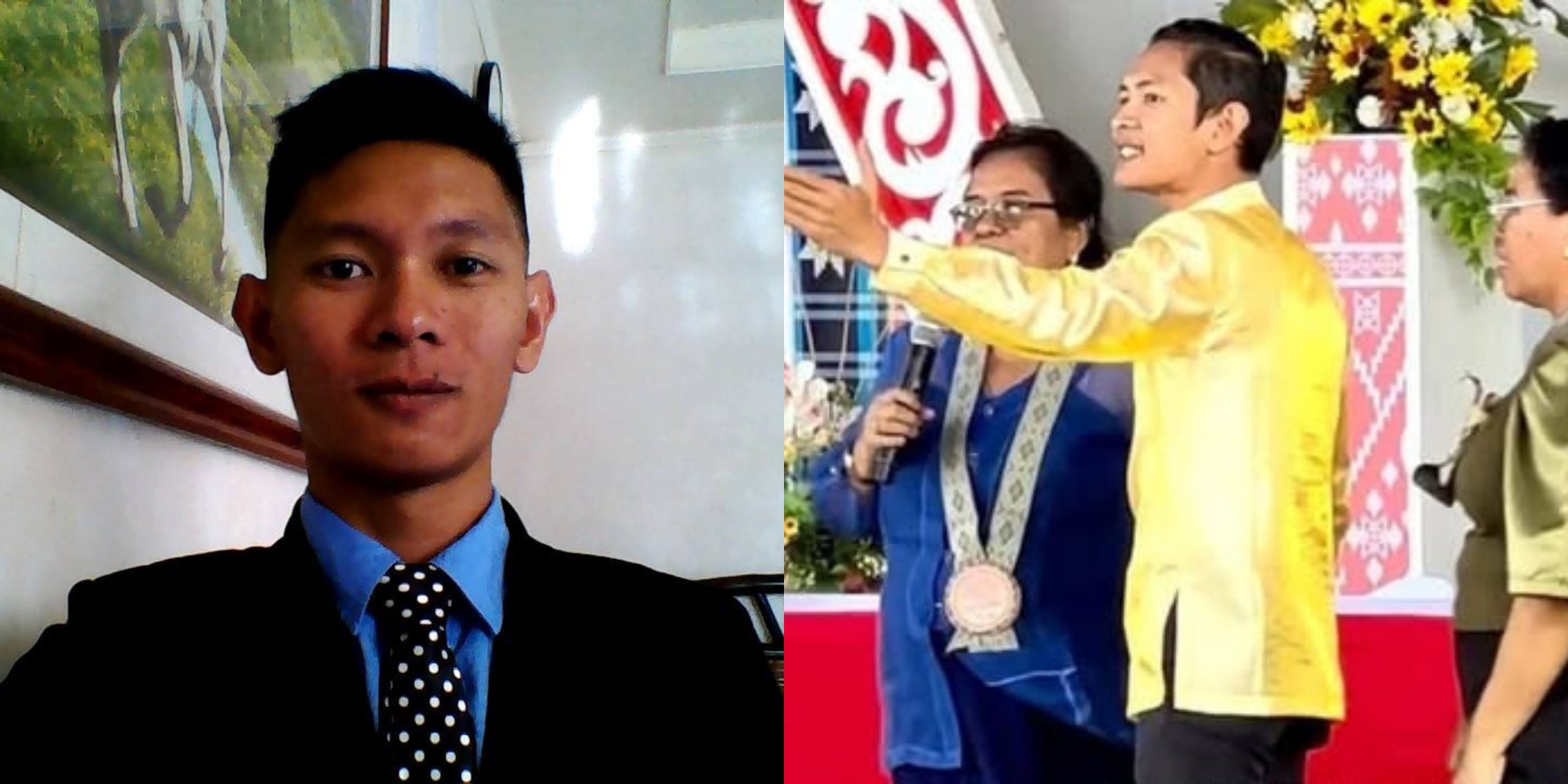 Guro na umakyat sa entablado para kausapin ang principal na nagpahubad ...