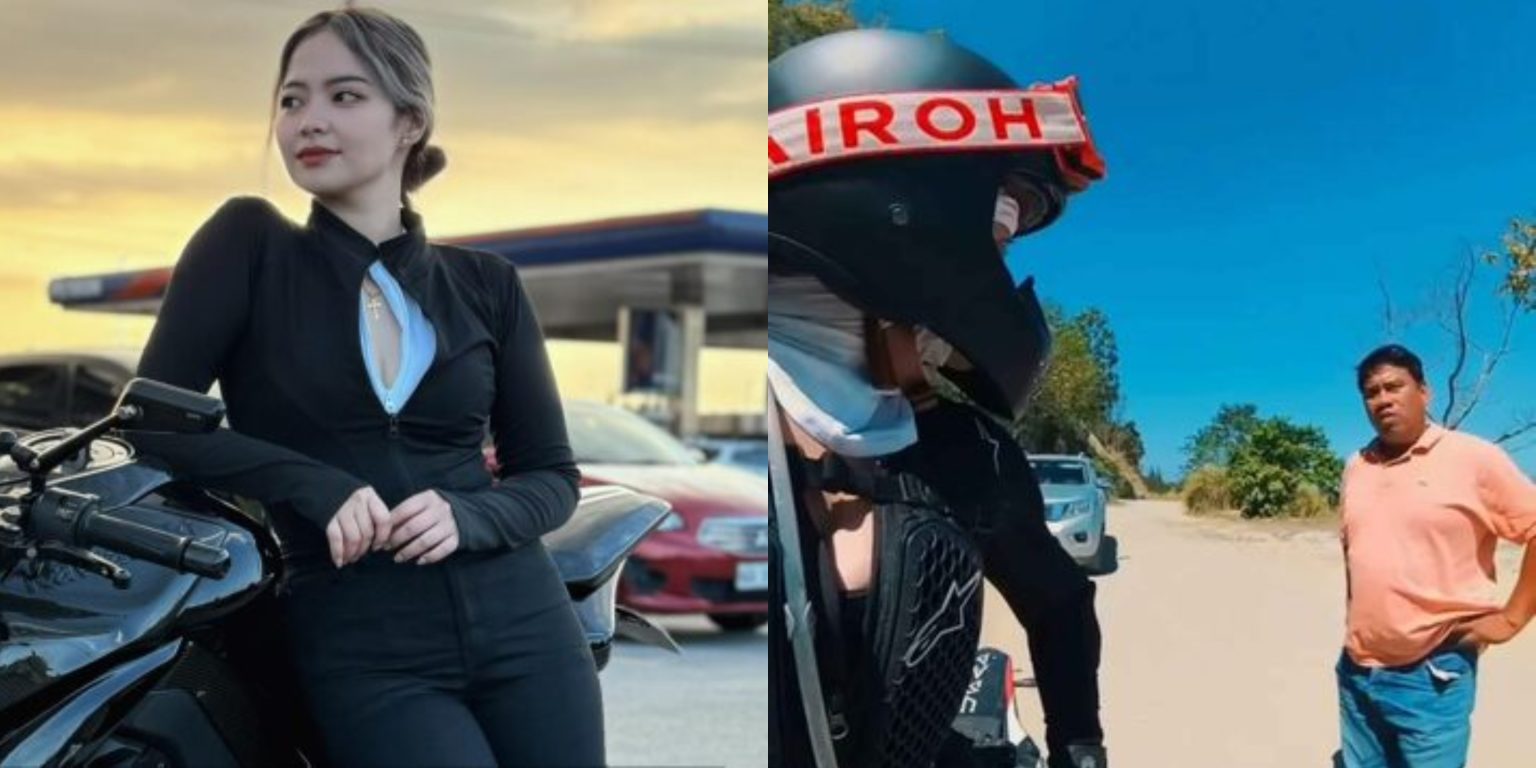 Page ng babaeng motovlogger na nangompronta ng motorista, nabura