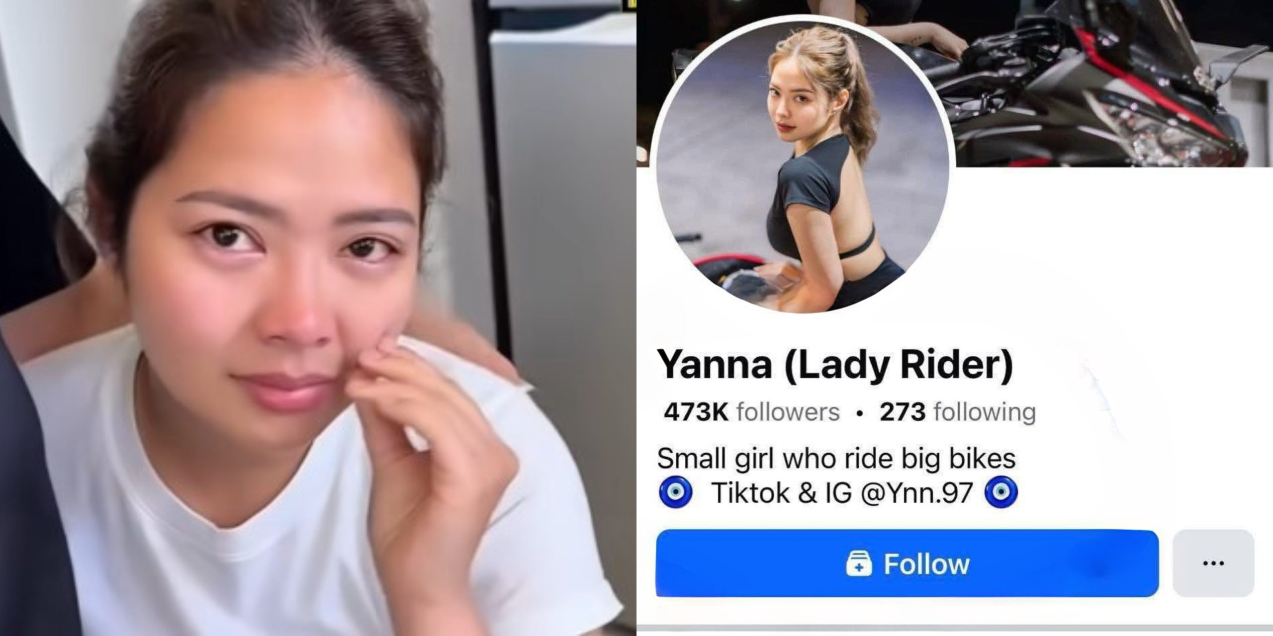 Page ng babaeng motovlogger na nangompronta ng motorista, nabura